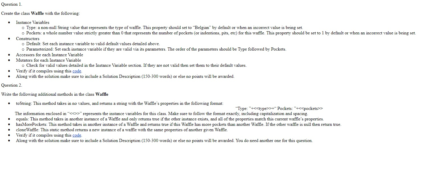 Solved 1.) Answer this question in JavaThis is the code | Chegg.com