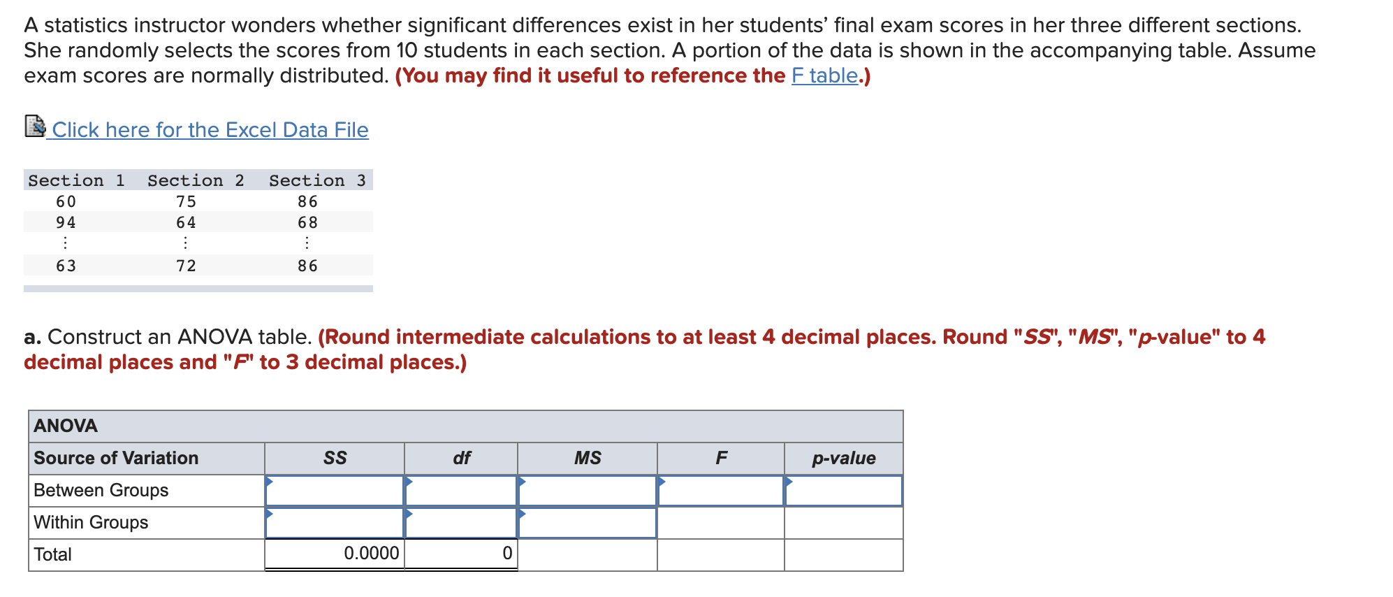 Solved A statistics instructor wonders whether significant | Chegg.com