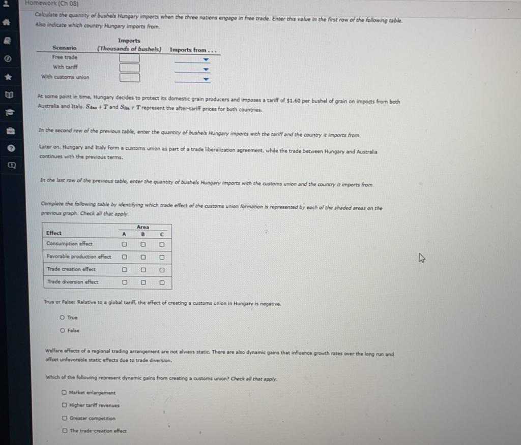 Solved Back to Assignment Attempts Average / 4 4. Effects of | Chegg.com
