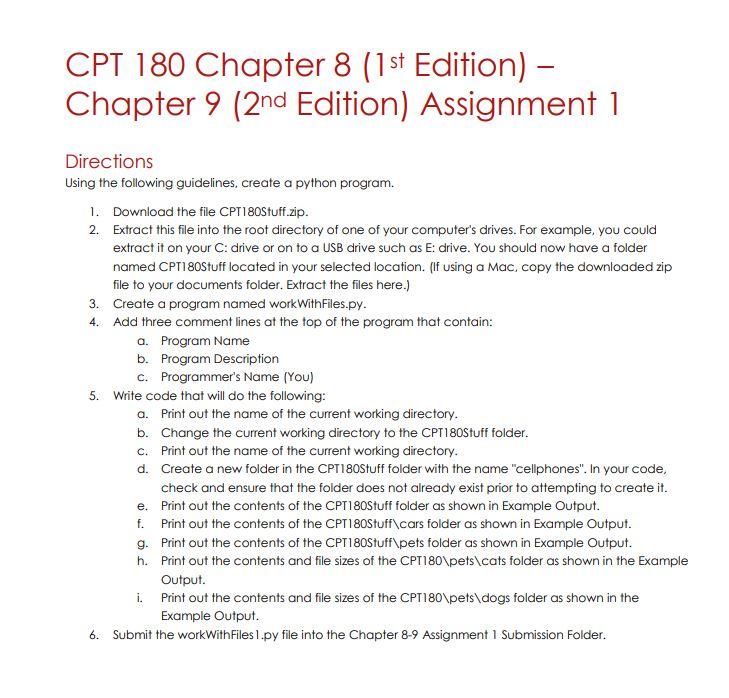 Solved CPT 180 Chapter 8 (1st Edition) – Chapter 9 (2nd | Chegg.com
