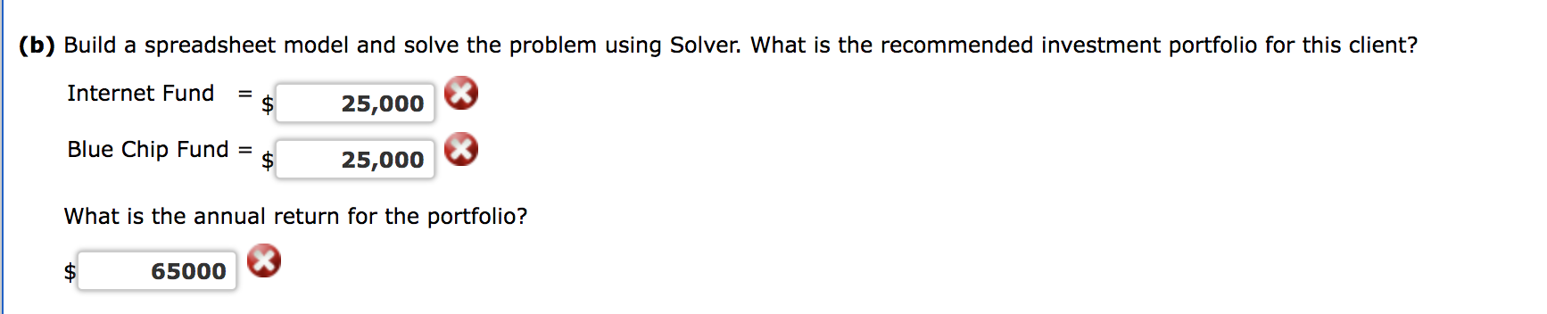 Solved (b) Build a spreadsheet model and solve the problem | Chegg.com
