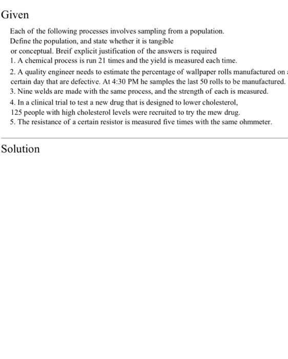 Solved Given Each of the following processes involves | Chegg.com