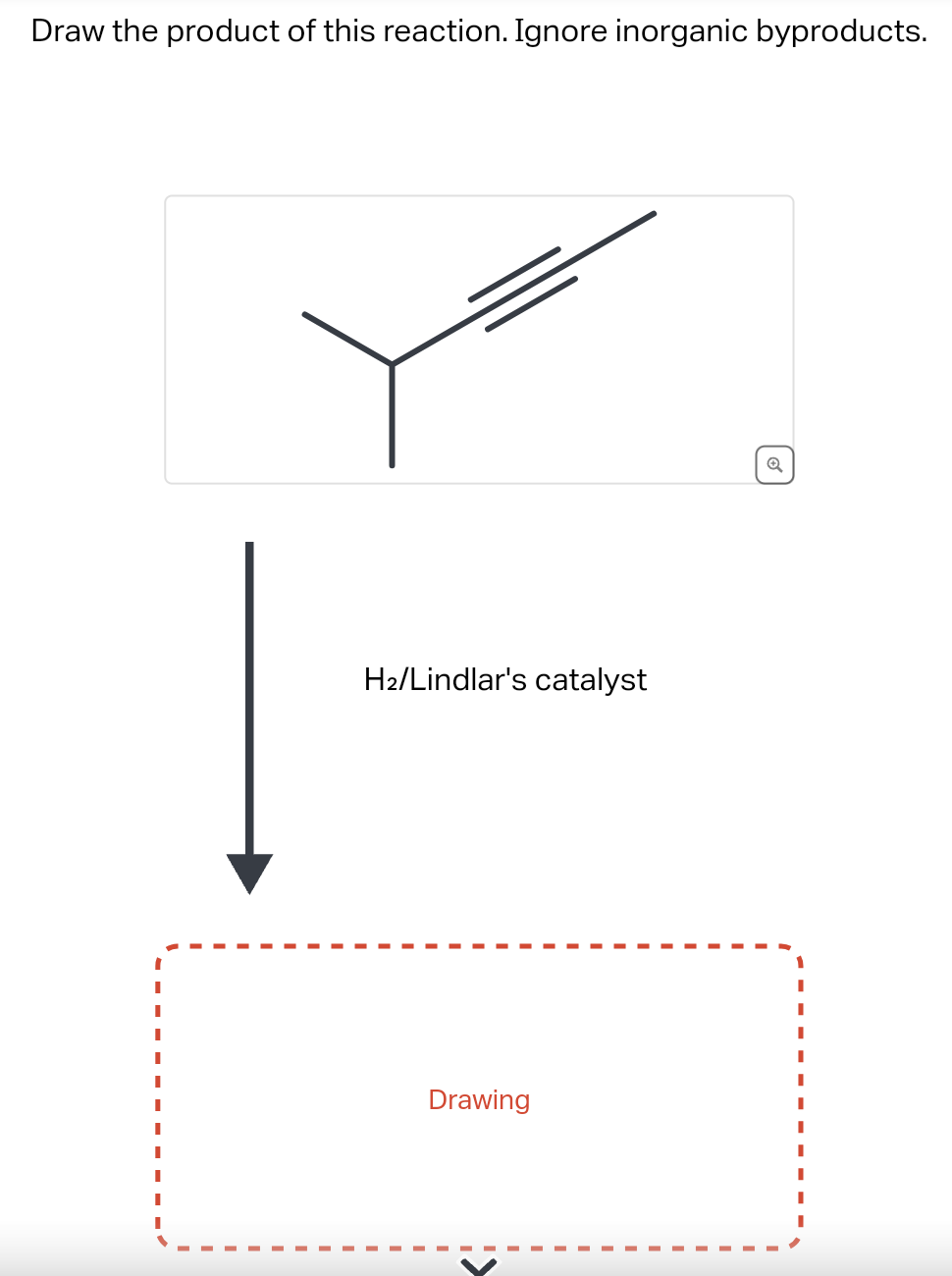 Solved Draw the product of this reaction. Ignore inorganic | Chegg.com