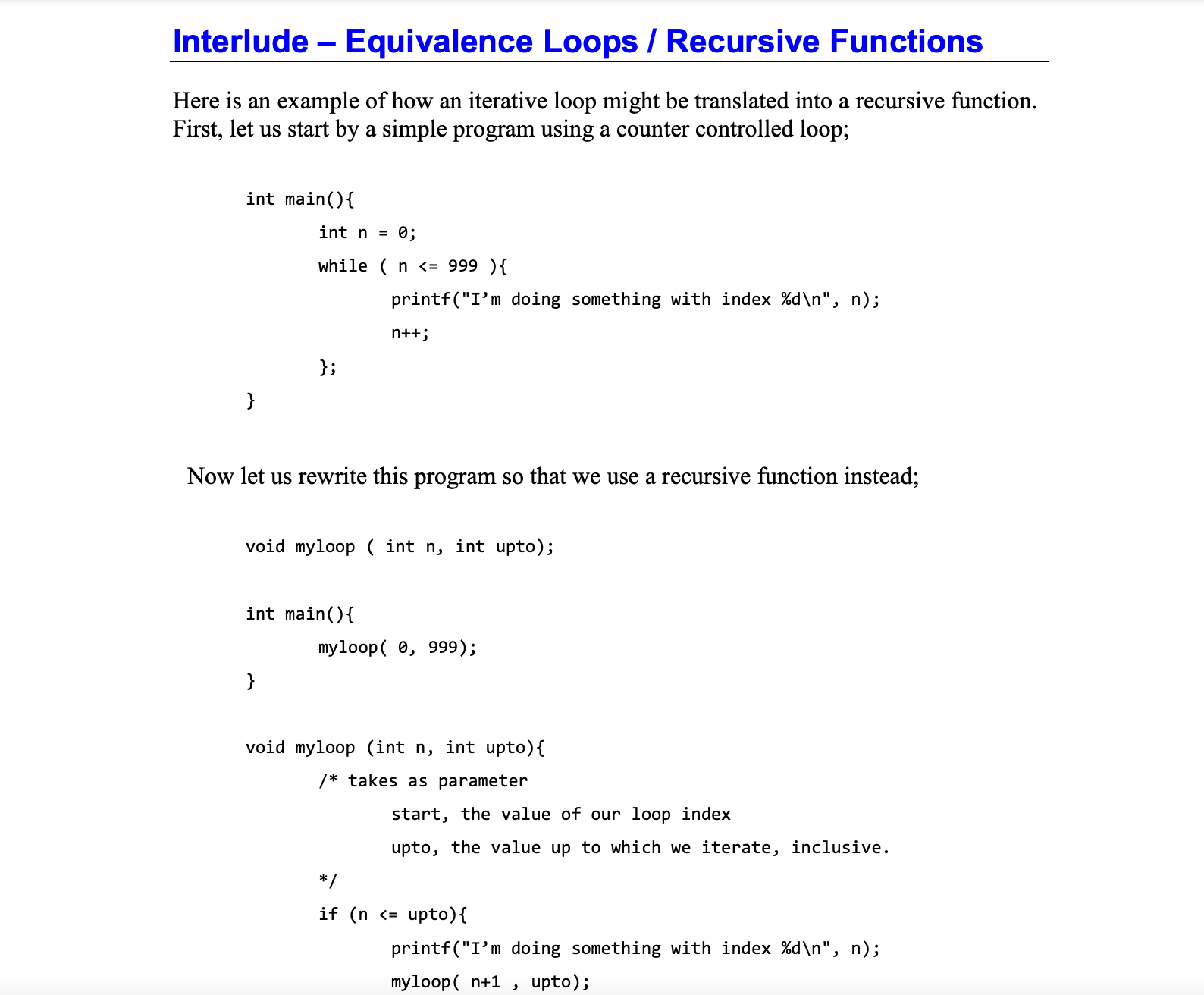 Solved The parameters mean that we start iterating R1 at 1 | Chegg.com