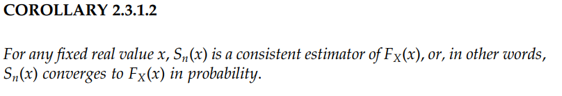 Solved For any fixed real value x,Sn(x) is a consistent | Chegg.com
