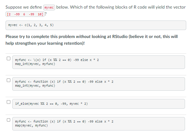 Solved Suppose we definebelow. Which of the following blocks | Chegg.com