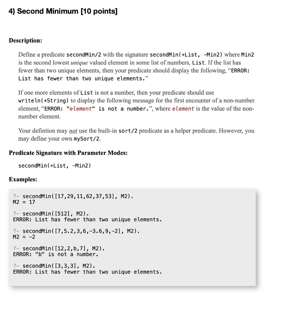 Solved Please write in PROLOG and NOT ANY OTHER. Please | Chegg.com