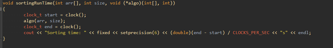 Solved This function calculates the runtime of an algorithm | Chegg.com