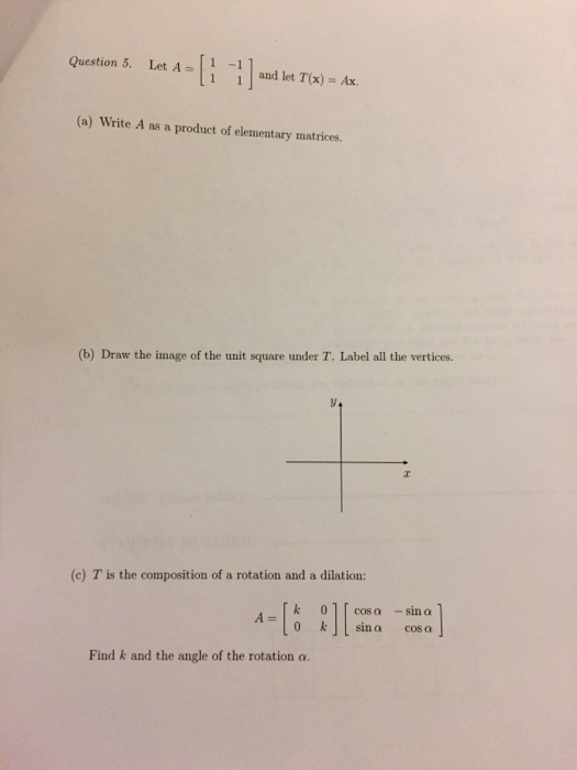Solved Question 3 Let u be a fixed non-zero vector in R3 and | Chegg.com