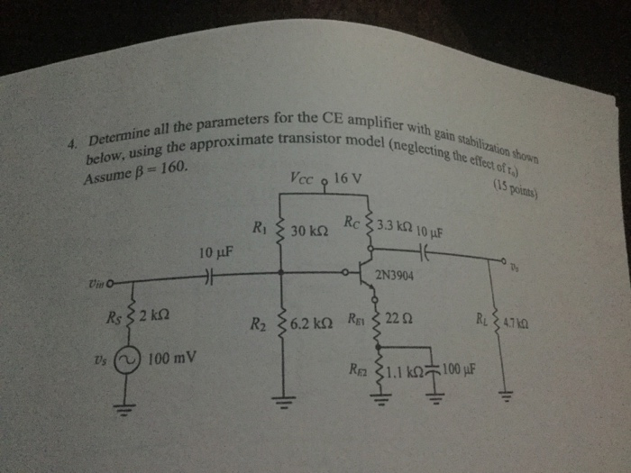 Solved below, using the approximate transistor model Assume | Chegg.com