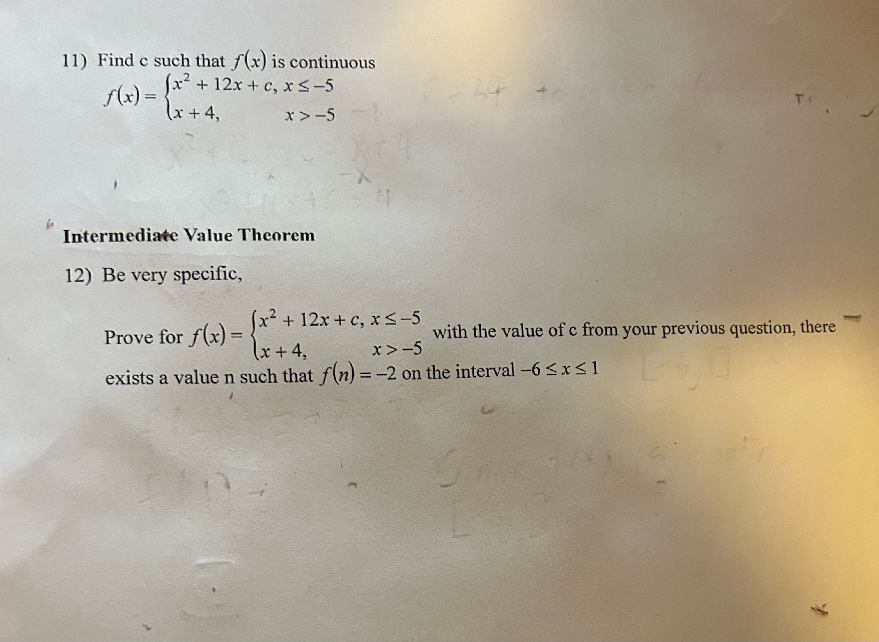 Solved The answer for 11 is C=34 but I'm not sure how to do | Chegg.com