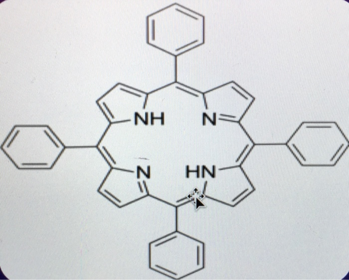 The first one is the HNMR of H2TPP. Please assign | Chegg.com