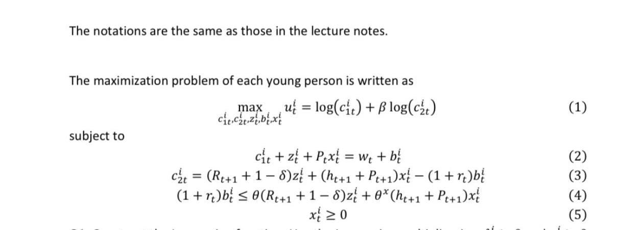 Solved The notations are the same as those in the lecture | Chegg.com