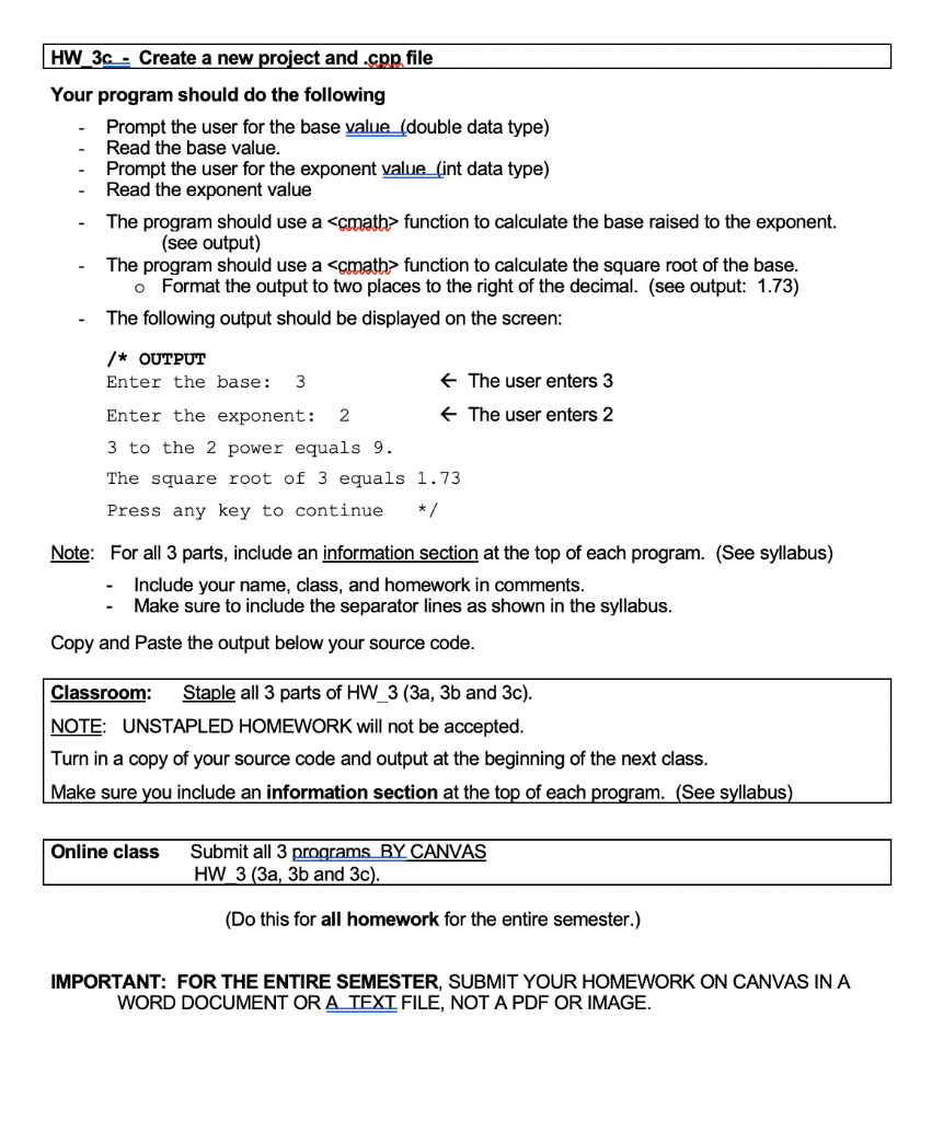 Solved HW_3 (a, b, c) -_(3 parts) HW_3a - Create a new | Chegg.com