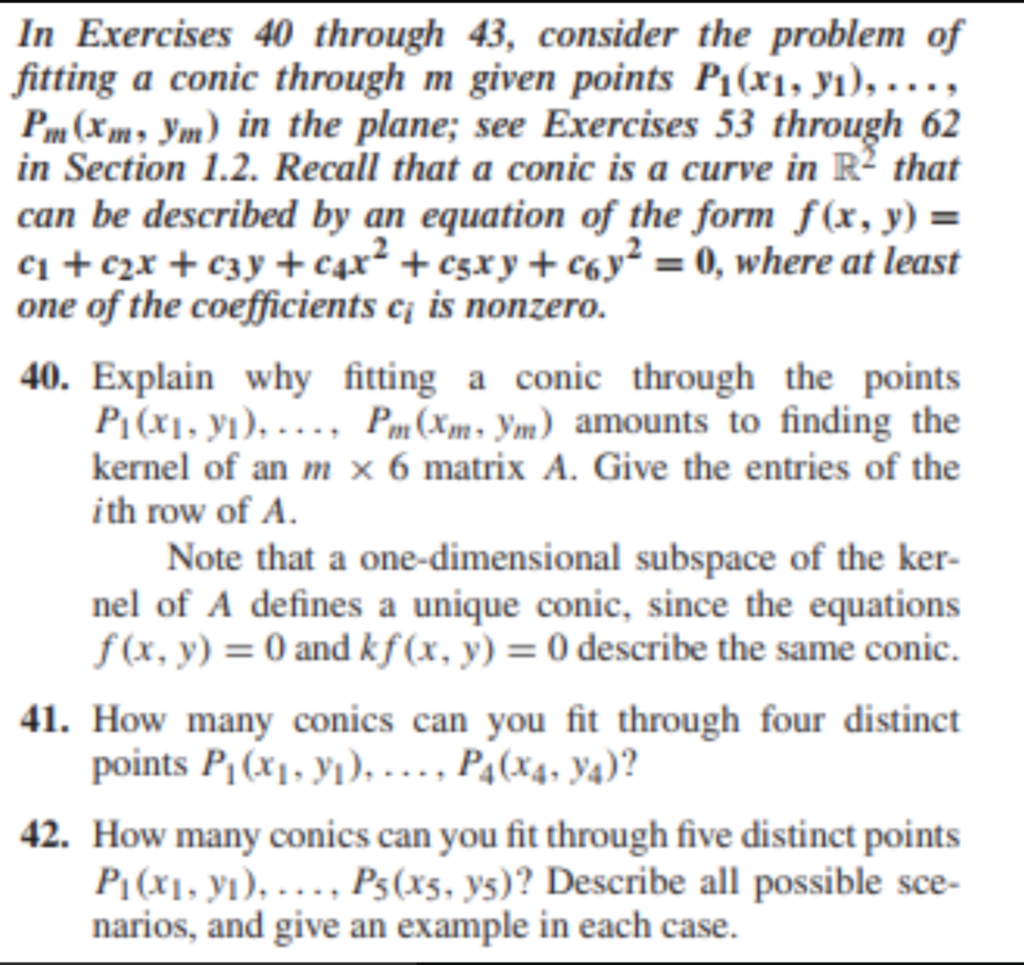 Solved In Exercises 40 through 43 , consider the problem of | Chegg.com