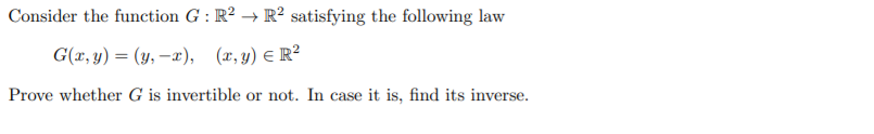 Solved Consider the function G: R2 R2 satisfying the | Chegg.com