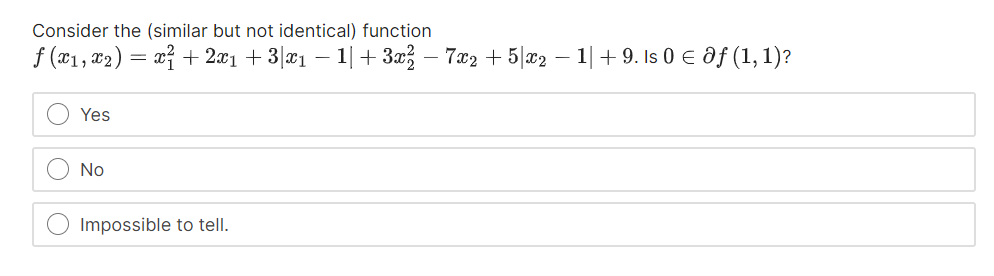 Solved Consider the (similar but not identical) function | Chegg.com
