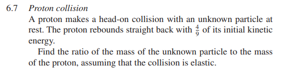 Solved Proton collision: A proton makes a head-on collision | Chegg.com
