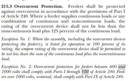 Solved 1. What size feeder overcurrent protection device and | Chegg.com