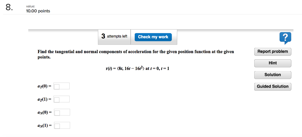 Solved value: 10.00 points 2 3 attempts left Check my work | Chegg.com