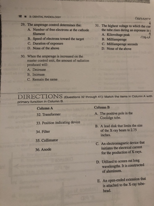 Solved QUESTIONS: 16-28 19. X-rays originate when components | Chegg.com