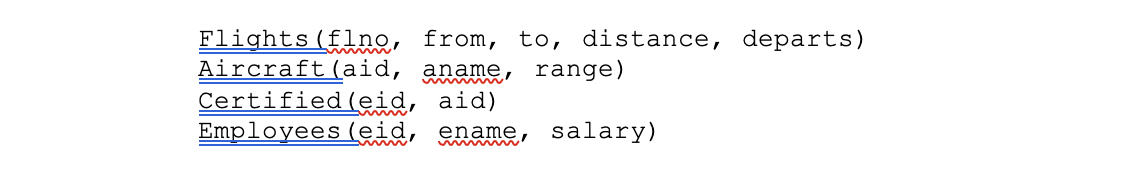 Solved Find flno of flights that can be piloted by every | Chegg.com