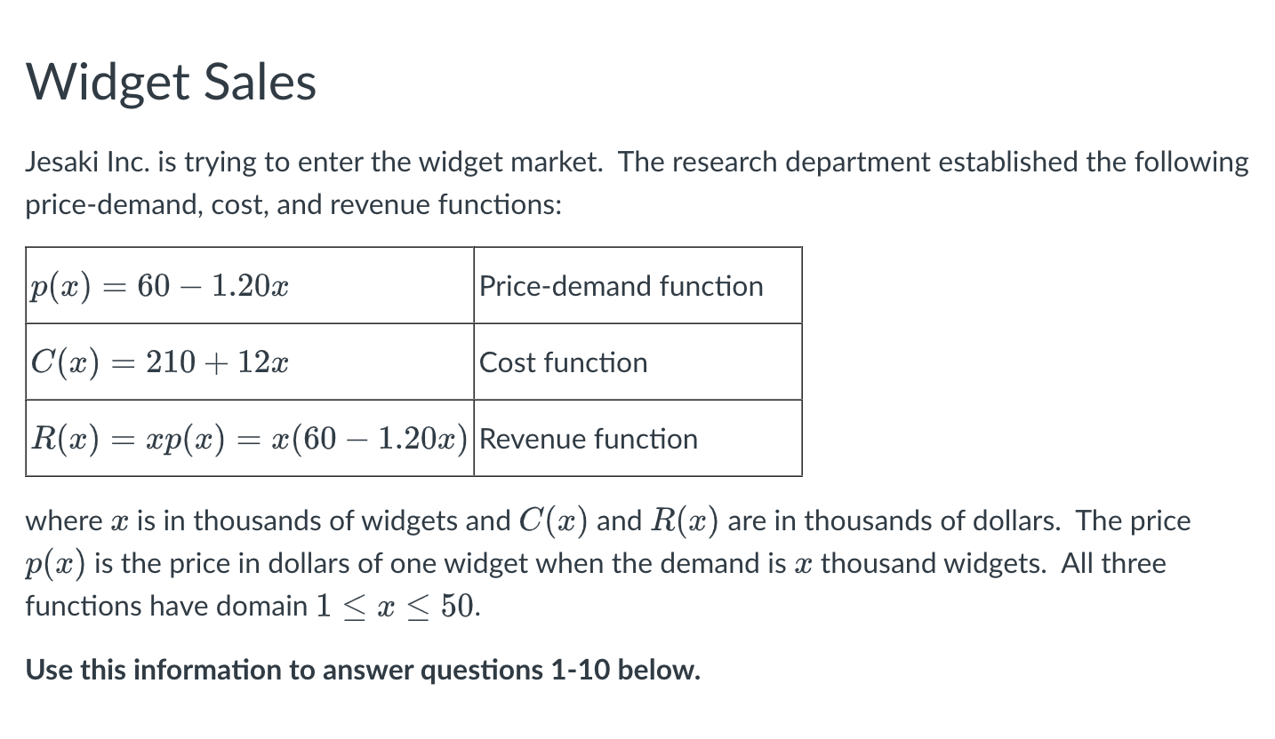 Solved Use the Sales information above to answer | Chegg.com
