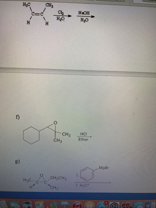 Solved 3. Complete the following reactions 2.NaBH4 1.NaH.THF | Chegg.com