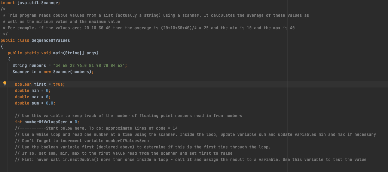 Solved import java.util.Scanner; * This program reads double | Chegg.com