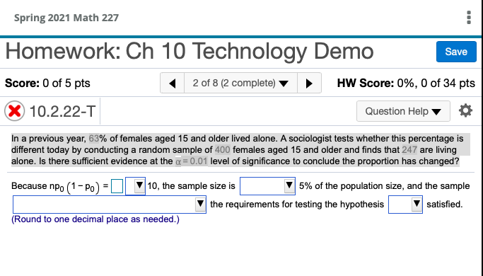 Solved Spring 2021 Math 227 : Homework: Ch 10 Technology | Chegg.com