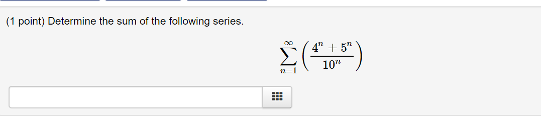 Solved (1 point) Given: 8n An =- 12n +1 For both of the | Chegg.com