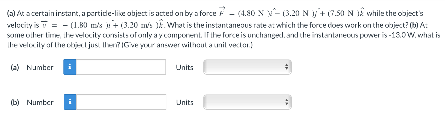 Solved (a) At a certain instant, a particle-like object is | Chegg.com