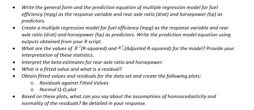 Solved - Write the general form and the prediction equation | Chegg.com
