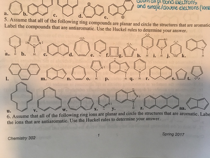 Solved Assume that all of the following ring compounds are | Chegg.com