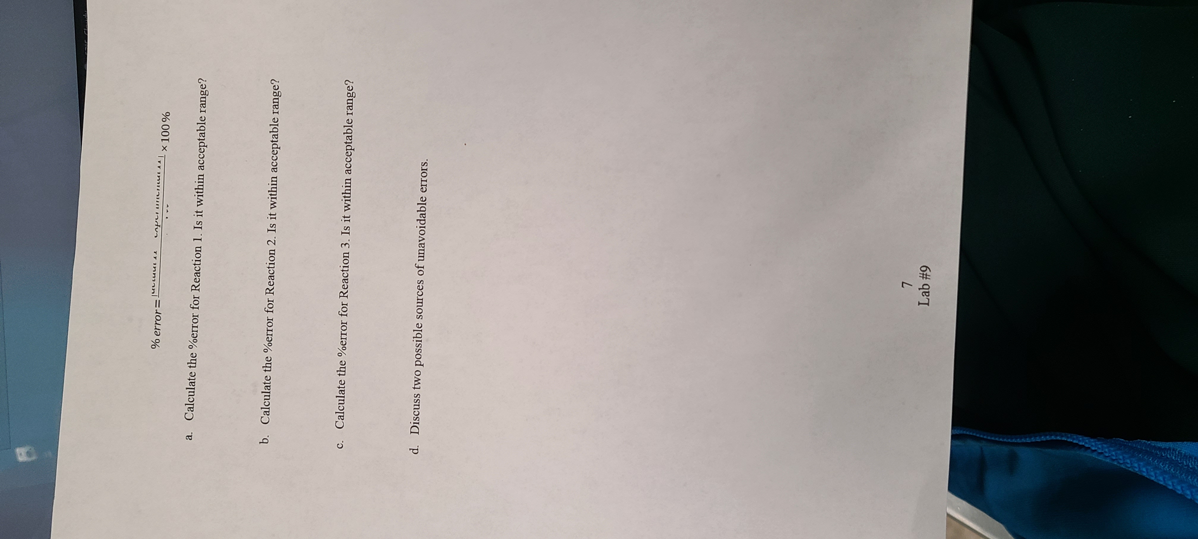 1. Using the formula, qsstem =−qsur =−c×m×ΔT | Chegg.com