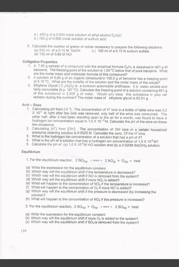 Solved Questions: Answer and give a complete solution (using | Chegg.com