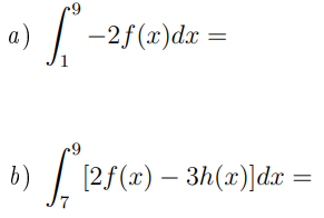Solved Suppose that f and h are integrable in [1, 9] and | Chegg.com