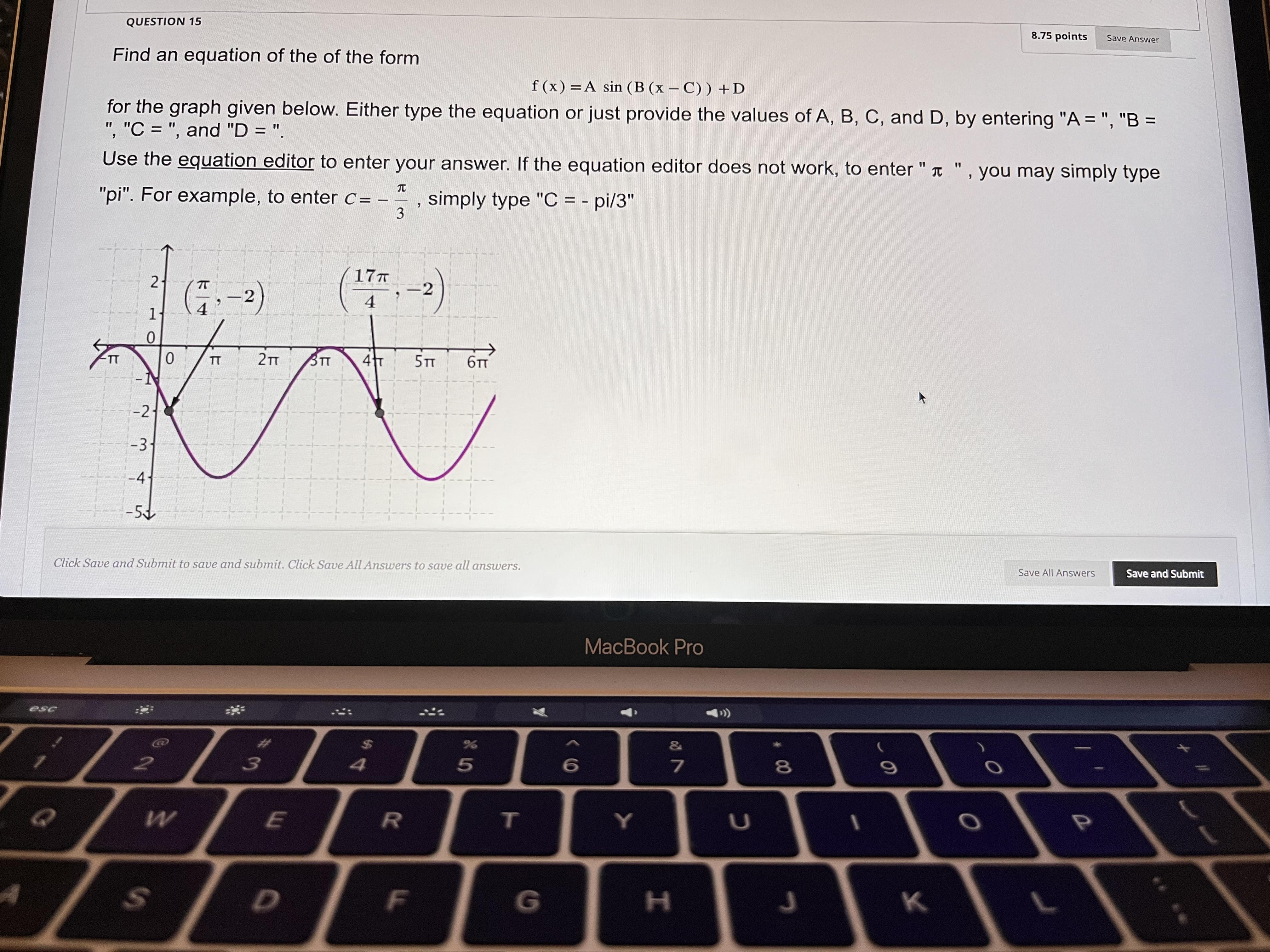 Solved Find an equation of the of the form | Chegg.com