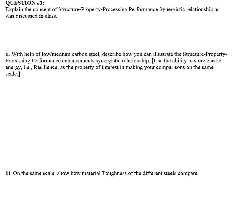 QUESTION #1: Explain the concept of | Chegg.com