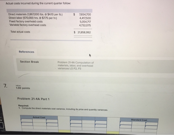 Solved Problem 21-4A Computation of materials, labor, and | Chegg.com