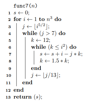 Solved Give the asymptotic running time of each the | Chegg.com