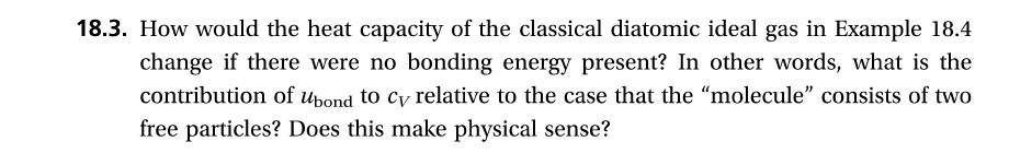 Solved 18.3. ﻿How would the heat capacity of the classical | Chegg.com