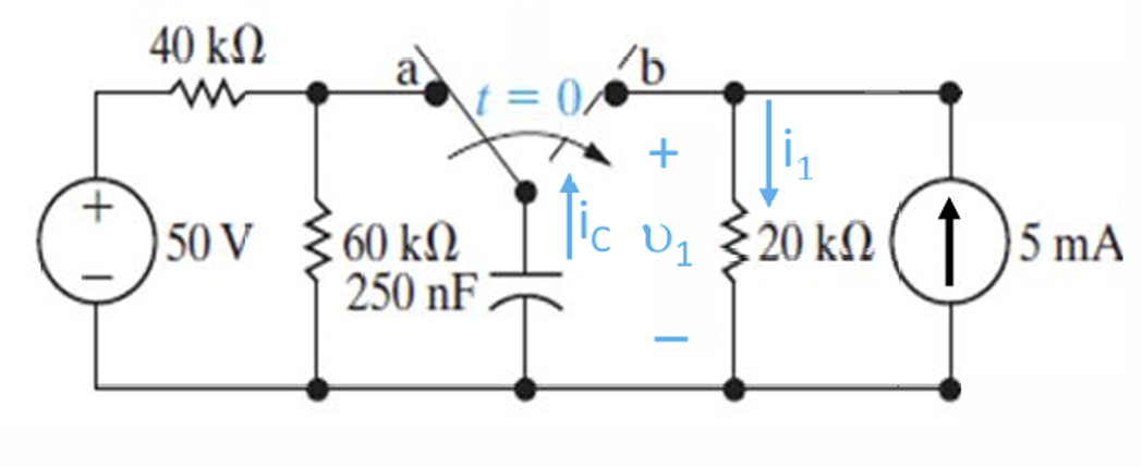 Solved Problem #3 (20 ﻿points) ﻿In the circuit shown below, | Chegg.com