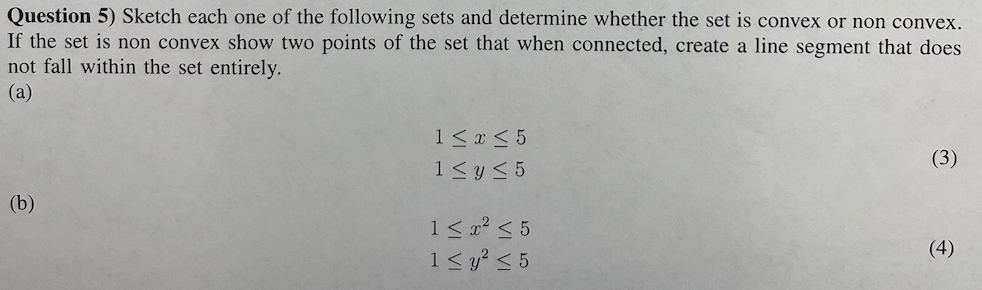 Solved Question 5) ﻿Sketch each one of the following sets | Chegg.com