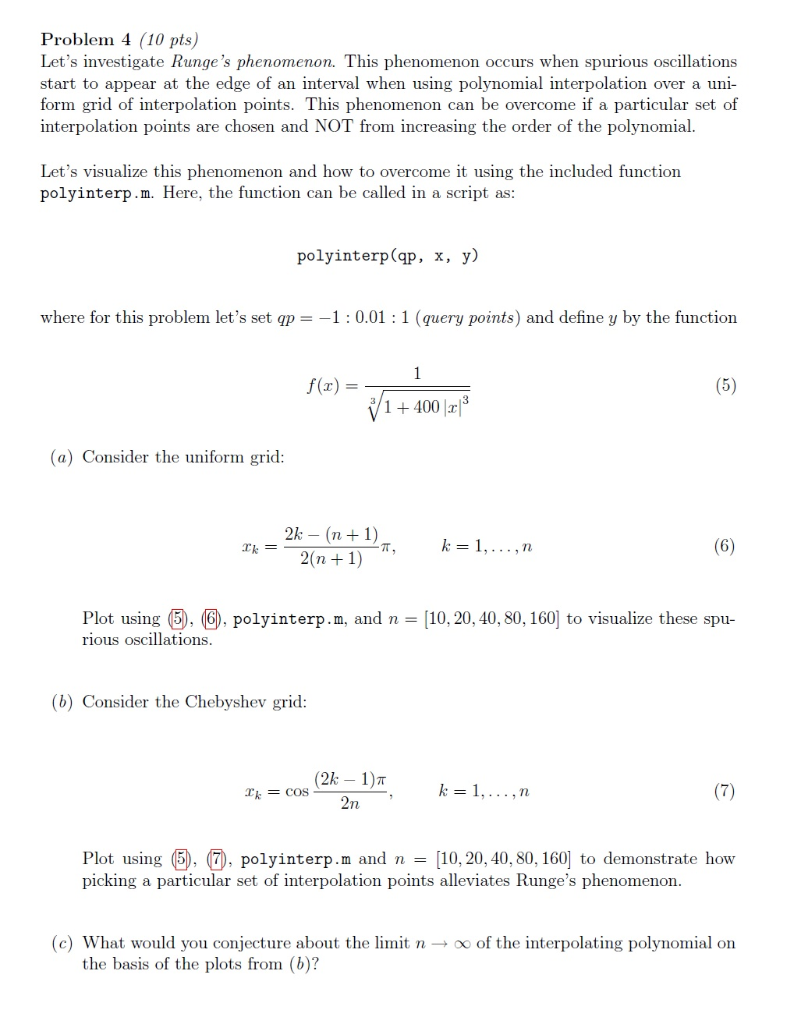 Solved %polyinterp.m function P = polyinterp(xi,x,y) % | Chegg.com
