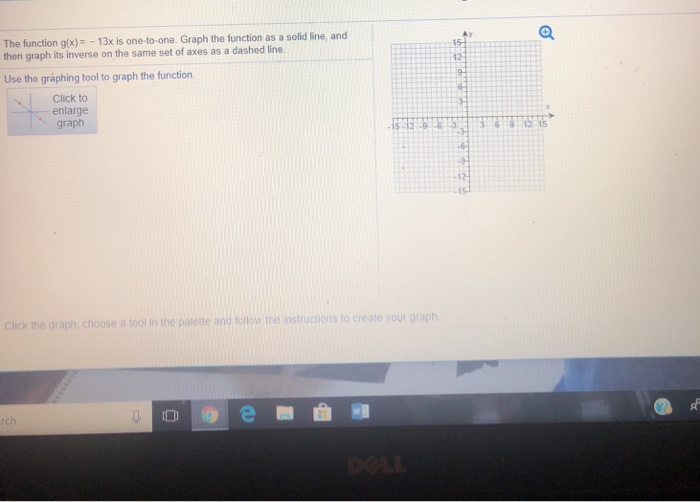 Solved The function g(x)-13x is one-to-one. Graph the | Chegg.com