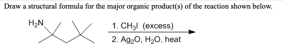 Solved Draw a structural formula for the major organic | Chegg.com