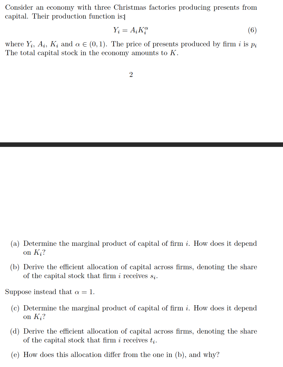 Solved Assistance with questions B, D and E about efficient | Chegg.com