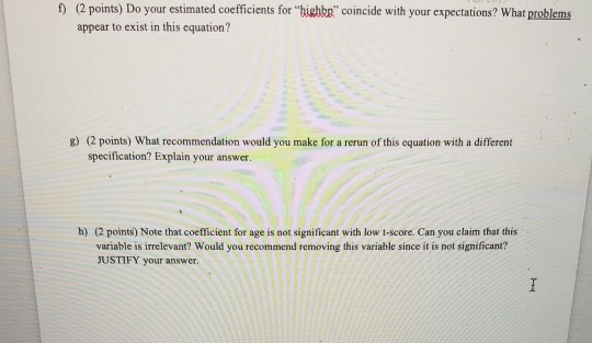 Solved regress pfhealth age female nun_hcond highbp Source | Chegg.com