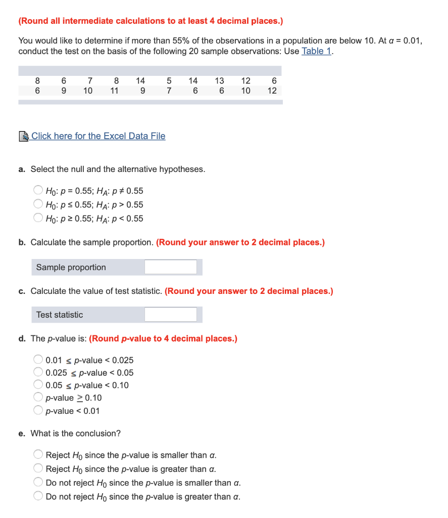 Solved (Round all intermediate calculations to at least 4 | Chegg.com